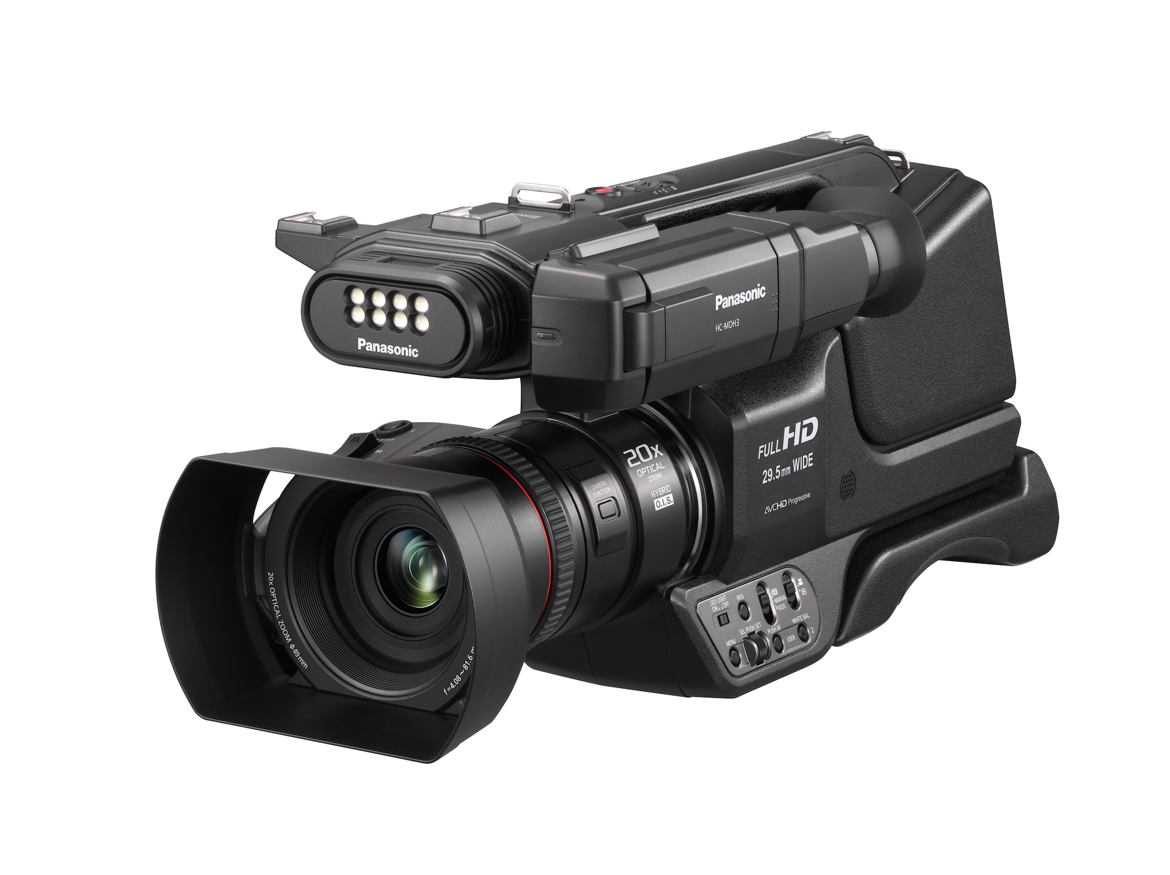 Panasonic Full HD-Schulterkamera HC-MDH3 / Prosumer-Kamera für Events ...