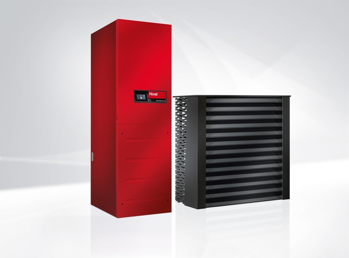 Wenn die Wärme schön verpackt ist: Die neue Hoval Wärmepumpe läuft ...