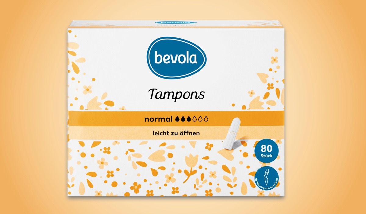 Öko-Test zeichnet Tampons der Kaufland-Eigenmarke bevola mit der Note ...