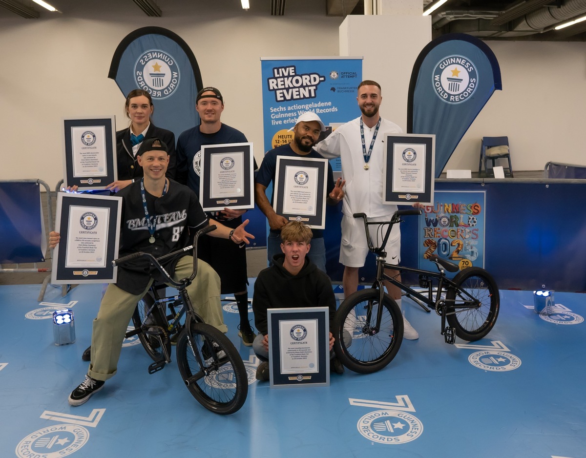 5 junge Athleten holen 6 neue Guinness-Weltrekorde an einem Tag nach ...