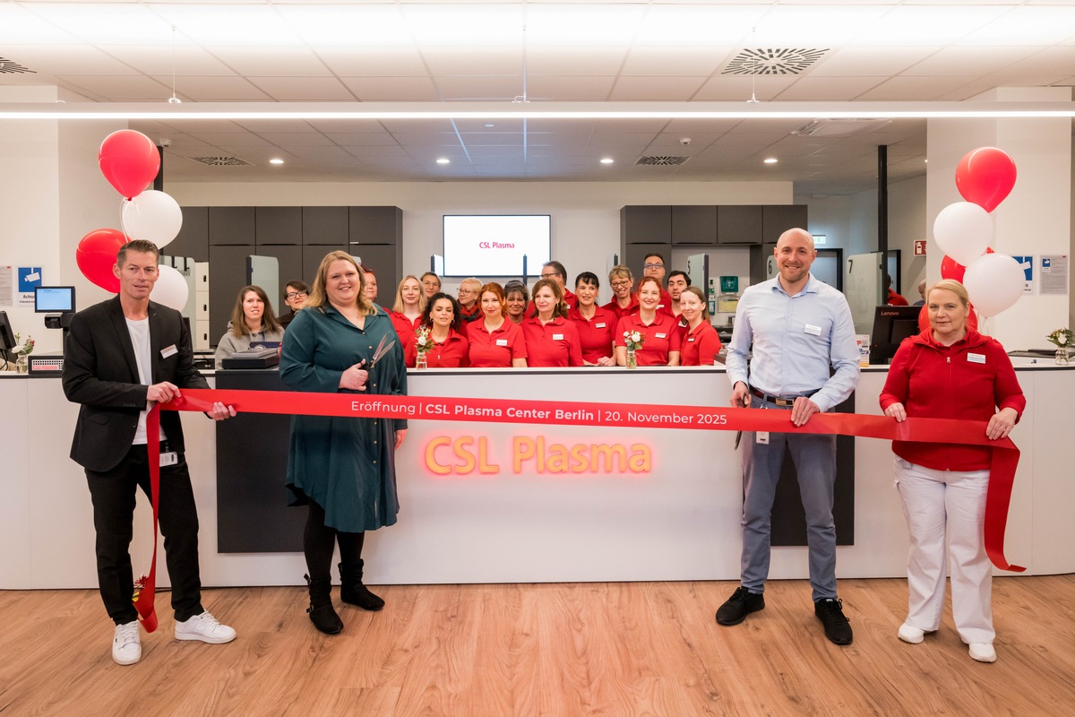 Neue Location, gleiche Mission: Eröffnung eines CSL Plasma Centers im ehemaligen ... | Presseportal
